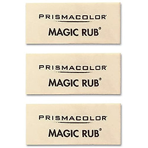 Prismacolor 70503 MAGIC RUB Art Eraser Vinyl 3/Pack