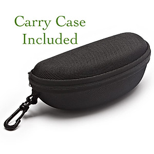 eBhag868 Smart Sport Sunglasses with UV Protection and Wireless Bluetooth for Handsfree Headphone (Black)