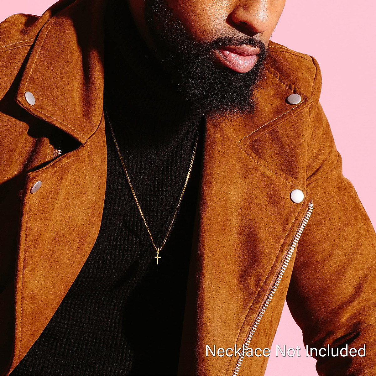 Solid 14K Yellow Gold Traditional Classic Small Tiny Cross Pendant Charm (Height = 1/2" , Width = 1/4") - Jewelry Gifts For Women Wife Mom Gifts For Men Husband Dad