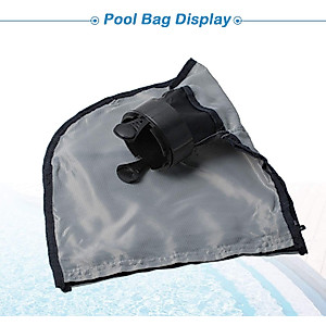 39-310 Zipper Bag Compatible with Polaris 3900 Pool Cleaner, accommodate 5 Liters Capacity with 9-100-3105 Sweep Hose Scrubber Replace Double Superbag (Gray)