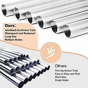 Large Aluminium Wind Chimes 37 Inches to Create a Zen Atmosphere Suitable for Outdoor, Garden, Patio Decoration. Classic Wind Chimes with Wind Catcher Suitable as A Gift for Unisex(Silver)