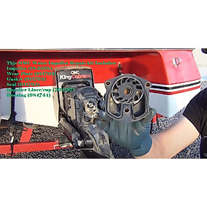 New Water Pump Impeller Housing Repair Kit,Fits OMC cobra 4 cylinder (3.0L),V6 (4.3L) and V8 (5.0, 5.7, 5.8, 7.5L) sterndrives 1986 to 1993,Replace: 984461 983895 984744