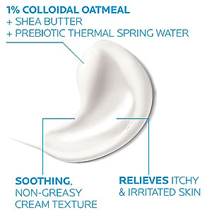 La Roche-Posay Lipikar Soothing Relief Eczema Cream, Face and Body Lotion For Eczema and Sensitive, Dry Skin, Moisturizer with Colloidal Oatmeal to Relieve Irritation