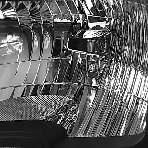 Auto Dynasty Compatible with 09-14 Ford F150 Pair Black Housing Amber Corner Headlight+Full LED Tail Lamp