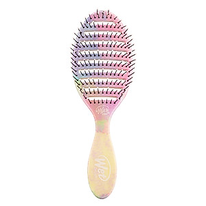Wet Brush Speed Dry Hair Brush - Stripes (Color Wash) - Vented Design and Ultra Soft HeatFlex Bristles Are Blow Dry Safe With Ergonomic Handle Manages Tangle and Uncontrollable Hair - Pain-Free