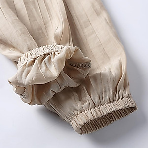 MYGBCPJS Little Girls Blue Jeans Outfit Kids Bell Bottoms Elastic Waist Denim Pants