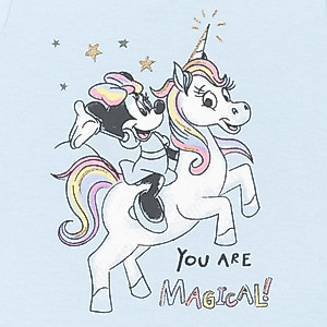 Disney Minnie Mouse Toddler Girls 3 Pack T-Shirts Pink/White/Blue 5T