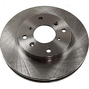 QBWQNTX Disc Brake Rotor and Pad Kit Fits Front 2.3L Engine (Cast Iron)