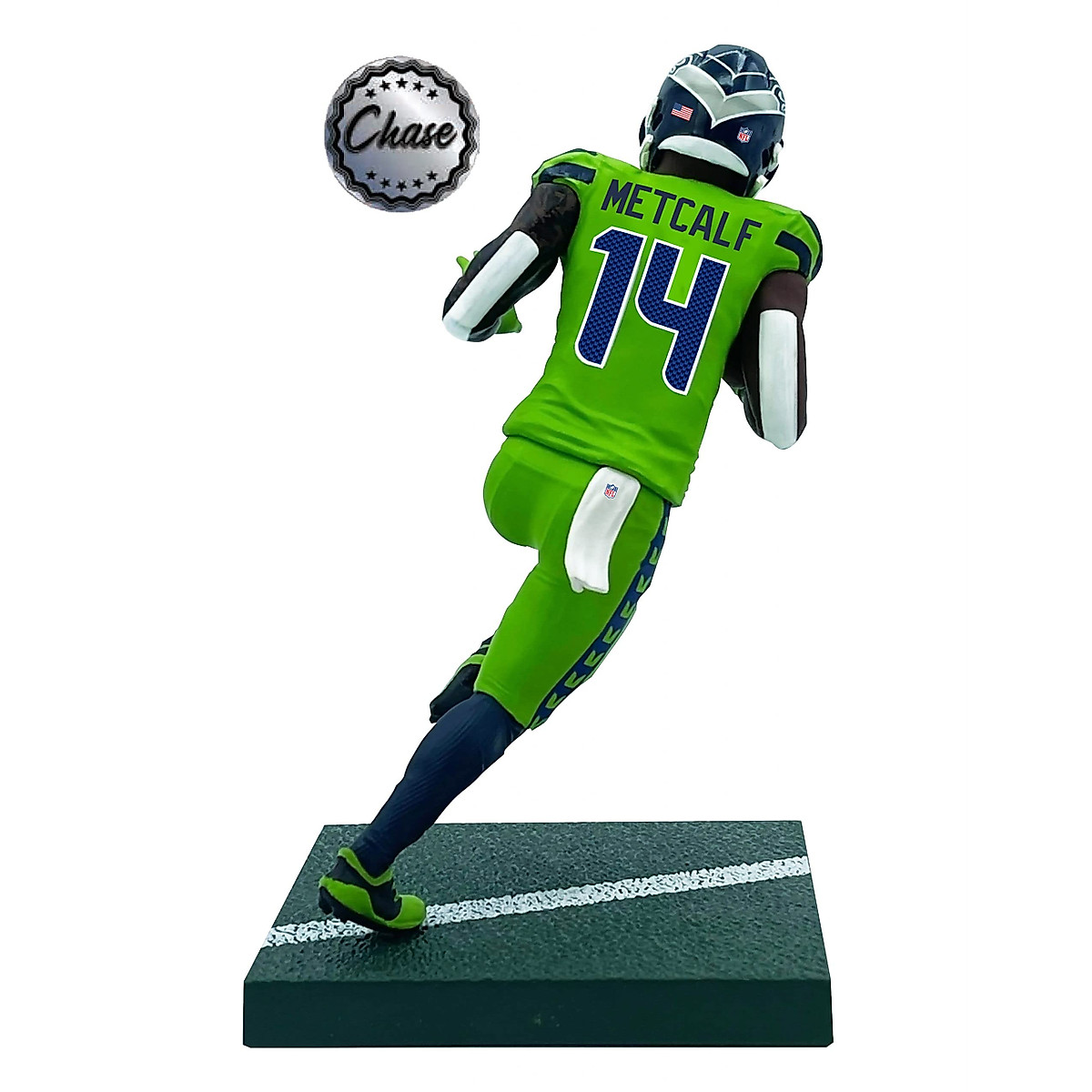 D.K. Metcalf (Seattle Seahawks) CHASE Imports Dragon NFL 6" Figure Series 1