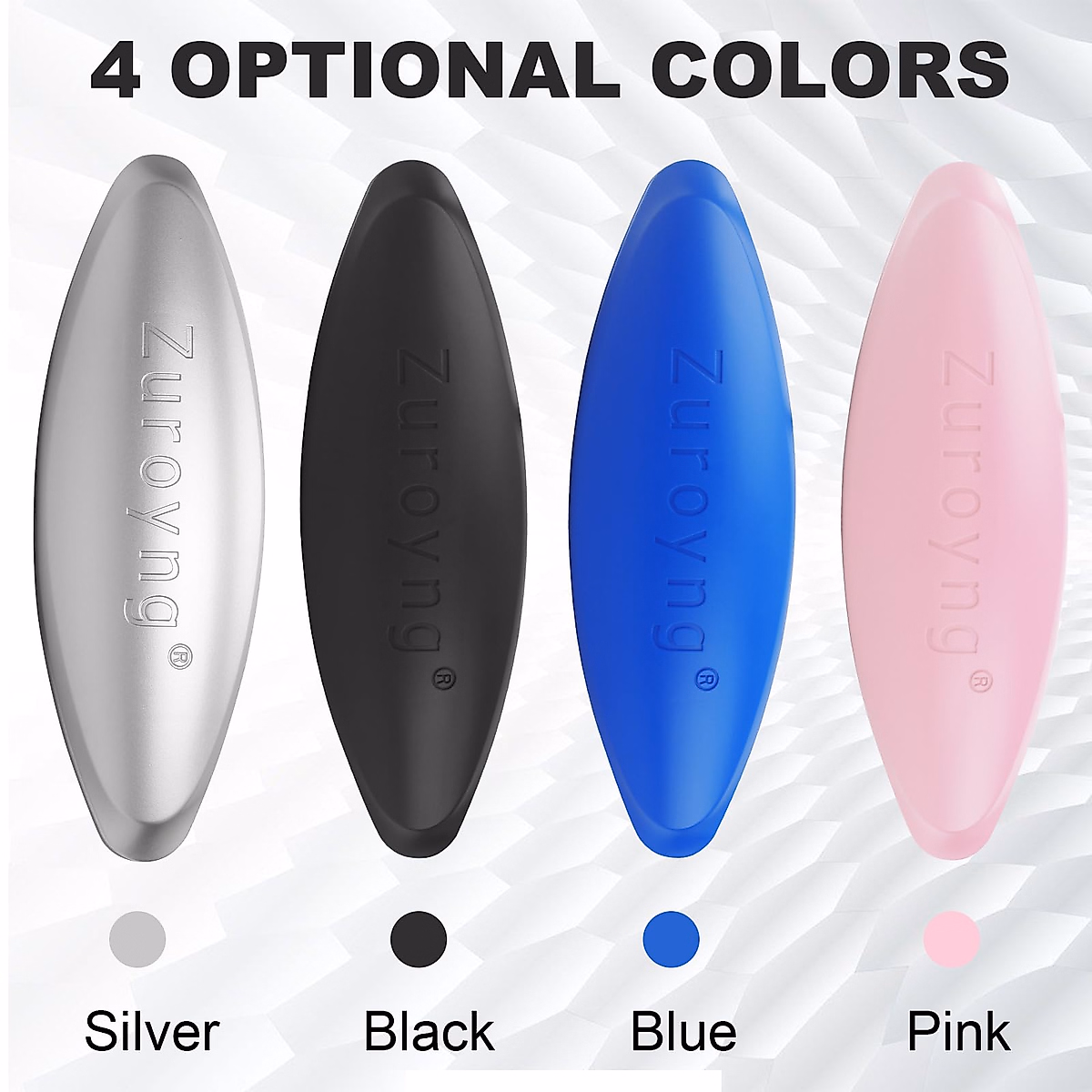 Magnetic Whiteboard Eraser, Dry Erase Eraser, Magnetic Erasers for Whiteboard, Glass Whiteboard Eraser, Double Sided Magnetic(Silver)