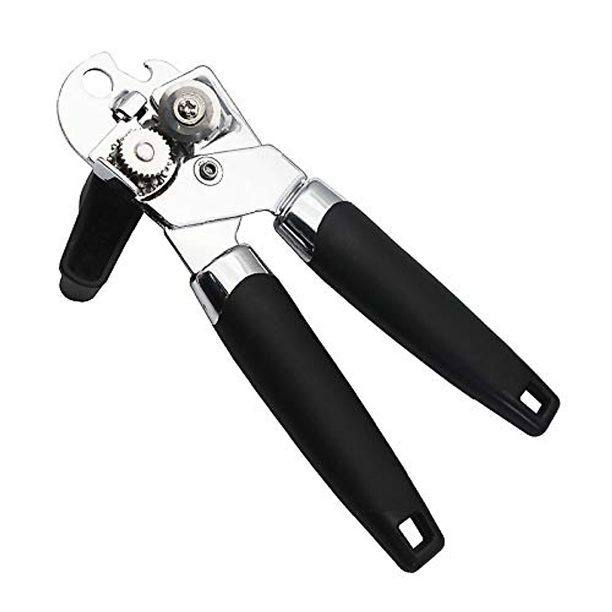 Stainless Steel Handheld Manual Can Opener, Portable, Heavy Duty, Multi Purpose, Premium Smooth Edge for Home Kitchen & Restaurants