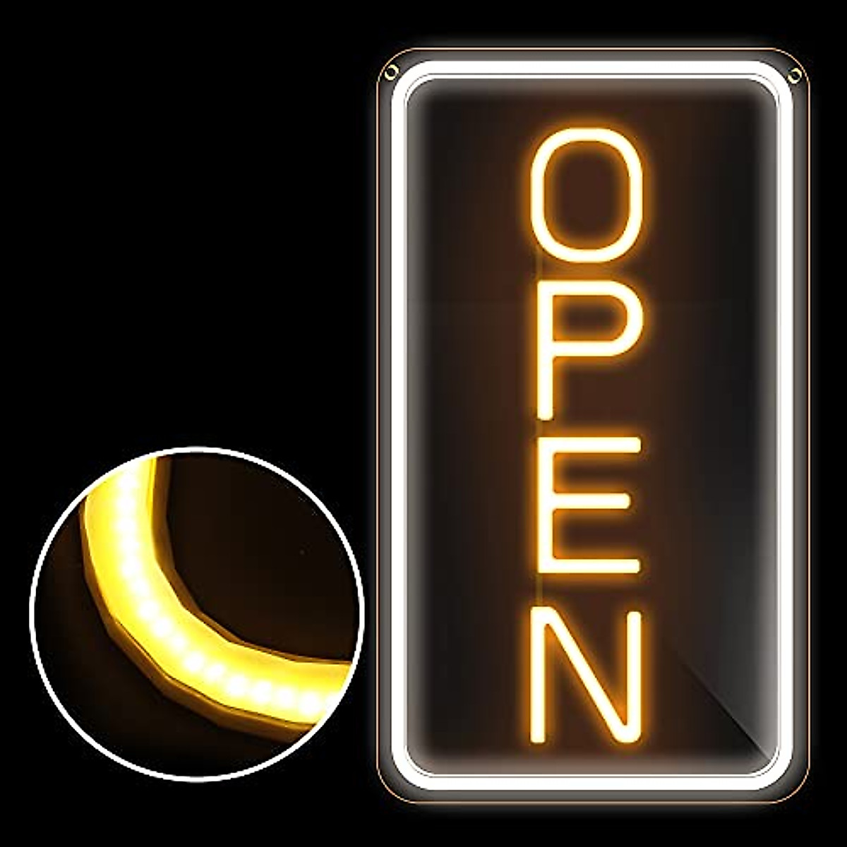 16"x 9" LED Neon Open Sign for Business, Ultra Bright Lighted Sign Open, Electric Light up Sign for Stores, Restaurants Offices Retail Shops Window Storefronts