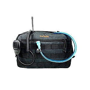 X-FIRE® MOLLE Radio Chest Harness Admin Pouch Pack Tool Bag with Dual Antenna Ports