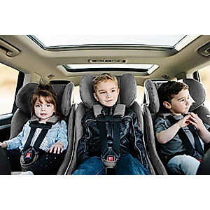 Clek Foonf Convertible Car Seat with Rigid LATCH system, Crumple Zone safety system, Adjustable Headrest, Reclining Design and Anti-Rebound Bar (Cloud)