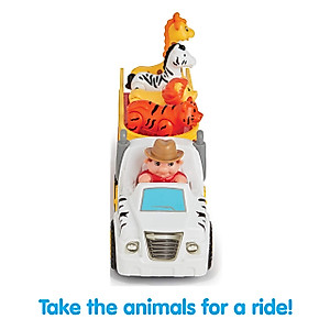 Kidoozie Animal Adventure Truck, Makes Animal Sounds, Includes 4 Poseable Animals, Promotes Language Skills, for Children 12 Months and up