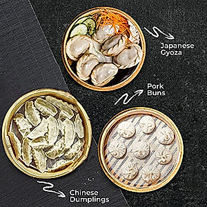 8Pcs Round Silicone Steamer Liners,13inch Non-stick Silicone Steamer Mesh Mat,Reusable Bamboo Steamer Liner Pad Dim Sum Mesh for Home Kitchen Cooking (8, 13 x 13 inch)