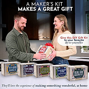 DIY Gift Kits Standard Hot Sauce Making Kit with Everything Included for DIY; Make Your Own Hot Sauce Kit for Adults; Ingredients, 3 Recipes, & Bottles Included; Gift For Birthdays, Fathers Day & More