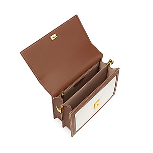 JW PEI Women's Mini Flap Crossbody (Beige Canvas)