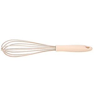 Egg Beater, Silicone Whisk, Whisks for Cooking, Egg Whisk, Mini Silicone Manual Egg Beater Stirring Frother Mixer Blender Kitchen Cooking Utensils Pink