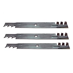 Reliable Aftermarket Parts Our Name Says It All Three (3) Heavy Duty Commercial Mulching Blades for Poulan/Fits Husqvarna/Craftsman Replaces 134149 138971
