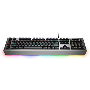 Mechanical Keyboard RGB Backlit Large Size USB Wired Mechanical Feeling Multimedia PC Gaming Keyboard,Office Keyboard for Working or Primer Gaming,Office Device
