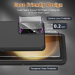 AFSKU Galaxy S21 Ultra 5G Screen Protector, 9H Tempered Glass Scratch Resistant, Ultrasonic Fingerprint Support, 3D HD Curved,for Samsung Galaxy S21 Ultra 6.8 Inch Screen Protector