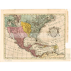 1763 Map| A new and accurate map of North America, laid down according to the latest, and m