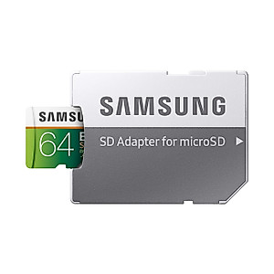 SAMSUNG EVO Select 64GB microSDXC UHS-I U1 100MB/s Full HD & 4K UHD Memory Card with Adapter (MB-ME64HA)