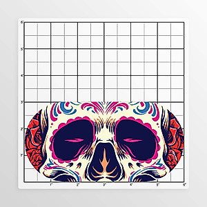 KCD VR Headset Controller Decal Sticker -Front Eyes Skin - Sugar Skull