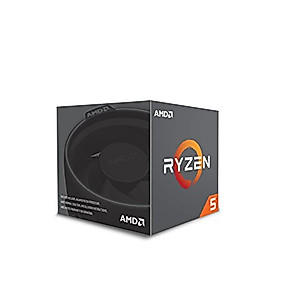 AMD Ryzen 5 1600 65W AM4 Processor with Wraith Stealth Cooler (YD1600BBAFBOX)