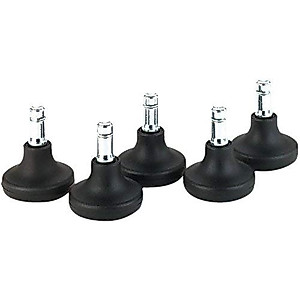 Master Caster 70178 Low Profile Bell Glides, 100 lbs./Glide, B Stem, 5/Set