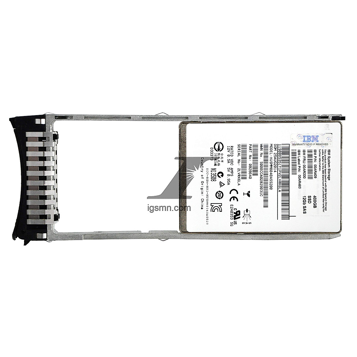 IBM 00AR330 400GB 2.5" v2 12GB SAS Flash Solid State Drive