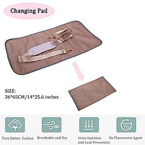 ALLCAMP OUTDOOR GEAR Diaper Bag Backpack Large, Support Baby Stroller, Converted Into a Tote Bag