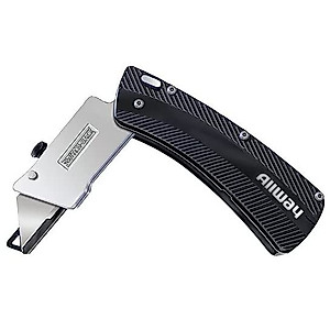 ALLWAY SWK Switchback Folding Utility Knife with Integrated Blade Guard