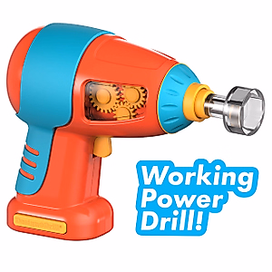 Educational Insights Design & Drill Bolt Buddies Recycling Truck Toy, Take Apart Toy with Electric Drill Toy, STEM Toy, Gift for Boys & Girls, Ages 3+