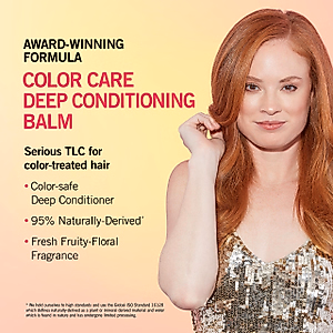 Better Natured Color Care Deep Conditioning Balm for Color Treated Hair with Coconut, Tahitian Palm and White Orchid, 6 Fl Oz