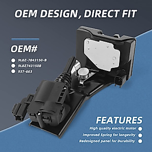 OTUAYAUTO Rear Tailgate Latch Actuator, Liftgate Power Door Lock Actuator - Replacement for 2009-2012 Ford Escape, 2008-2011 Mazda Tribute, 2009-2011 Mercury Mariner, OEM # 9L8Z-7843150-B 9L8Z7843150B