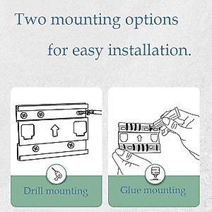 WaWacomp Retractable Clothesline Indoor Clothes Line for Hanging Dry and Wet Clothes on Heavy Duty Outdoor Clothing Lines 16.7 ft (White)