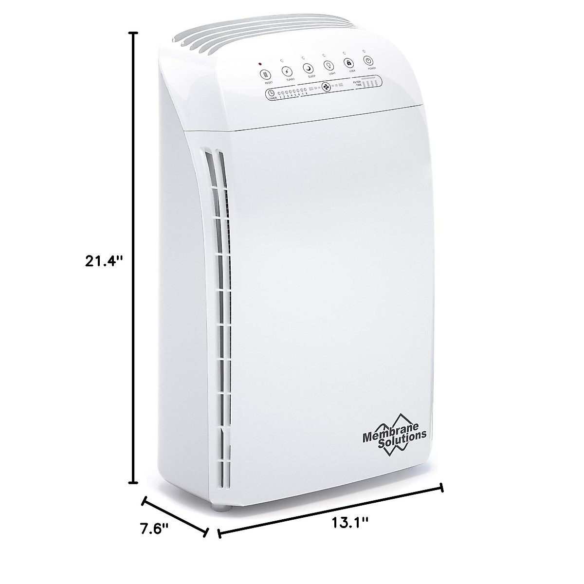 MSA3 Air Purifier for Home Large Room and Bedroom with H13 True HEPA Filter, 100% Ozone Free Air Cleaner for Smokers, Pet and Allergies Remove 99.97% Allergens, Dust, Odor, Smoke, Pollen