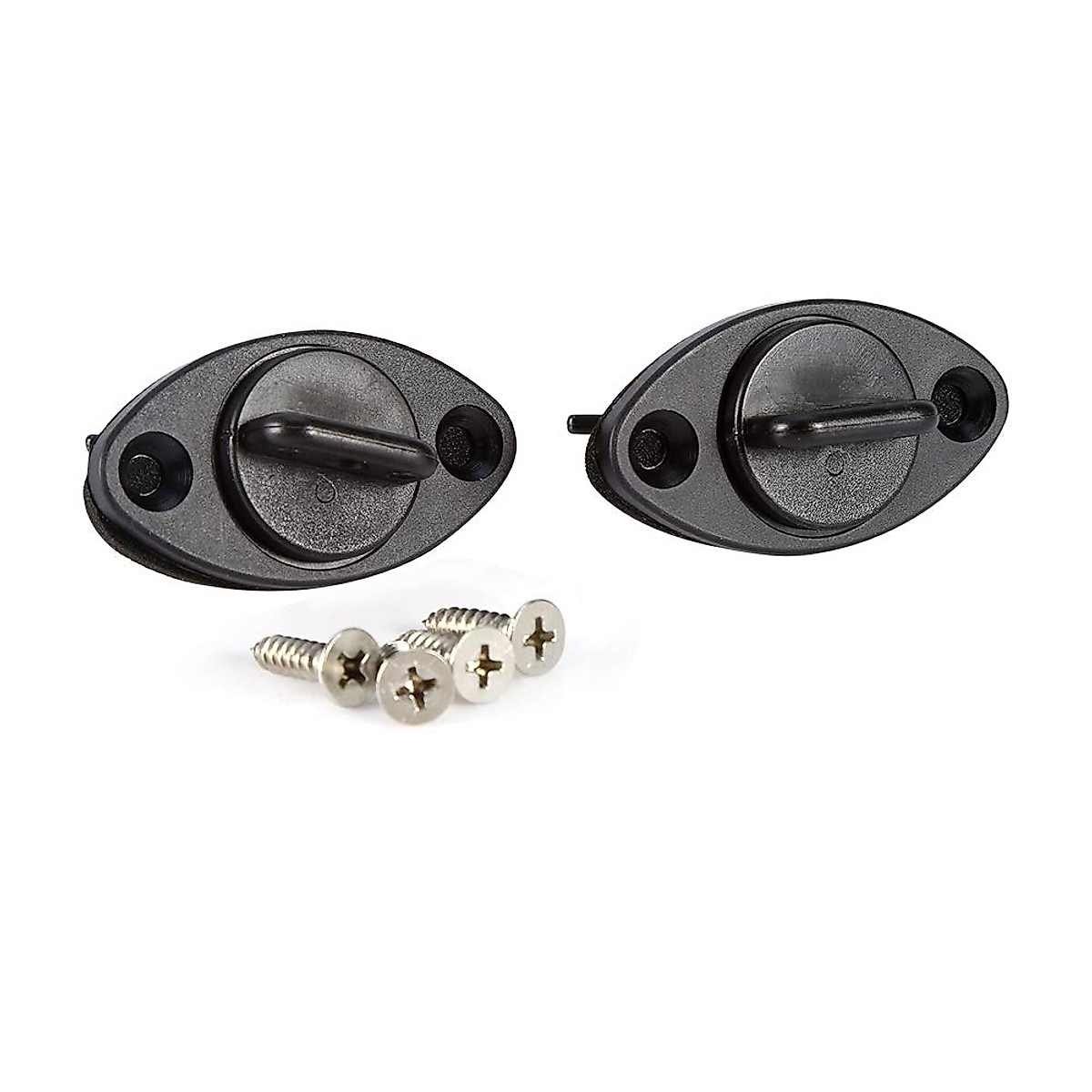 Health Gear Universal Drain Plug Kit, Boat Drain Plug Kit, 2 Plugs Bung with Screws for Canoe Boat Dinghy Kayak Boat Drain Holes Plugs Replacement Accessories