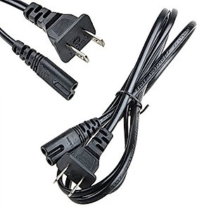 Digipartspower AC in Power Cord Outlet Socket Cable Plug Lead for Sony SRSZR5 SRS-ZR5 Wireless Speaker with Bluetooth/Wi-Fi