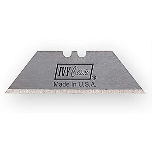 IVY Classic 11178 Heavy Duty USA Utility Knife Blades with Dispenser, 100 Pack