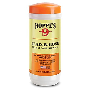 Hoppe's LBG40 Lead-B-Gone Skin Cleansing Wipes Package of 40