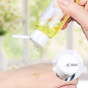 Trendbox 120ml/4oz Clear Plastic Empty Bottles with Flip Cap BPA-Free Travel Containers for Shampoo, Lotions, Liquid Body Soap and Massage Oils - 12 Pack