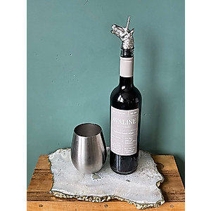SHEP ANIMAL AERATOR | WINE BOTTLE TOPPER | LIQUOR POURER SPOUT | GIFT FOR FRIENDS, FAMILY | UNICORN