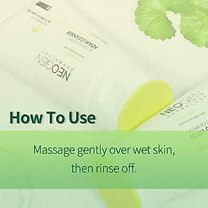 DERMALOGY by NEOGENLAB A-Clear Soothing Foam Cleanser 3.38 oz (100ml) - Clogged Pores & Sebum Cleansing Foam for Acne-Prone Skin with Salicylic Acid, Tea Tree, Centella Asiatica - Korean Skin Care