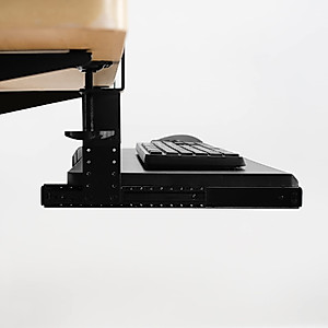 VIVO Steel Height Adjustment Kit Brackets for Computer Keyboard and Mouse Trays, Fits MOUNT-KB05A, MOUNT-KB05D, MOUNT-KB05E, and More, Black, MOUNT-KB5SP