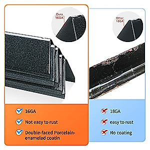 GRISUN 7636 15.3 Inch Flavorizer Bars for Weber Spirit I & II 300 Series - Spirit E310 E320 E330 S310 S320 S330 Gas Grill with Front Control Knobs Replacement Parts, Porcelain Enameled Heat Tent 16GA