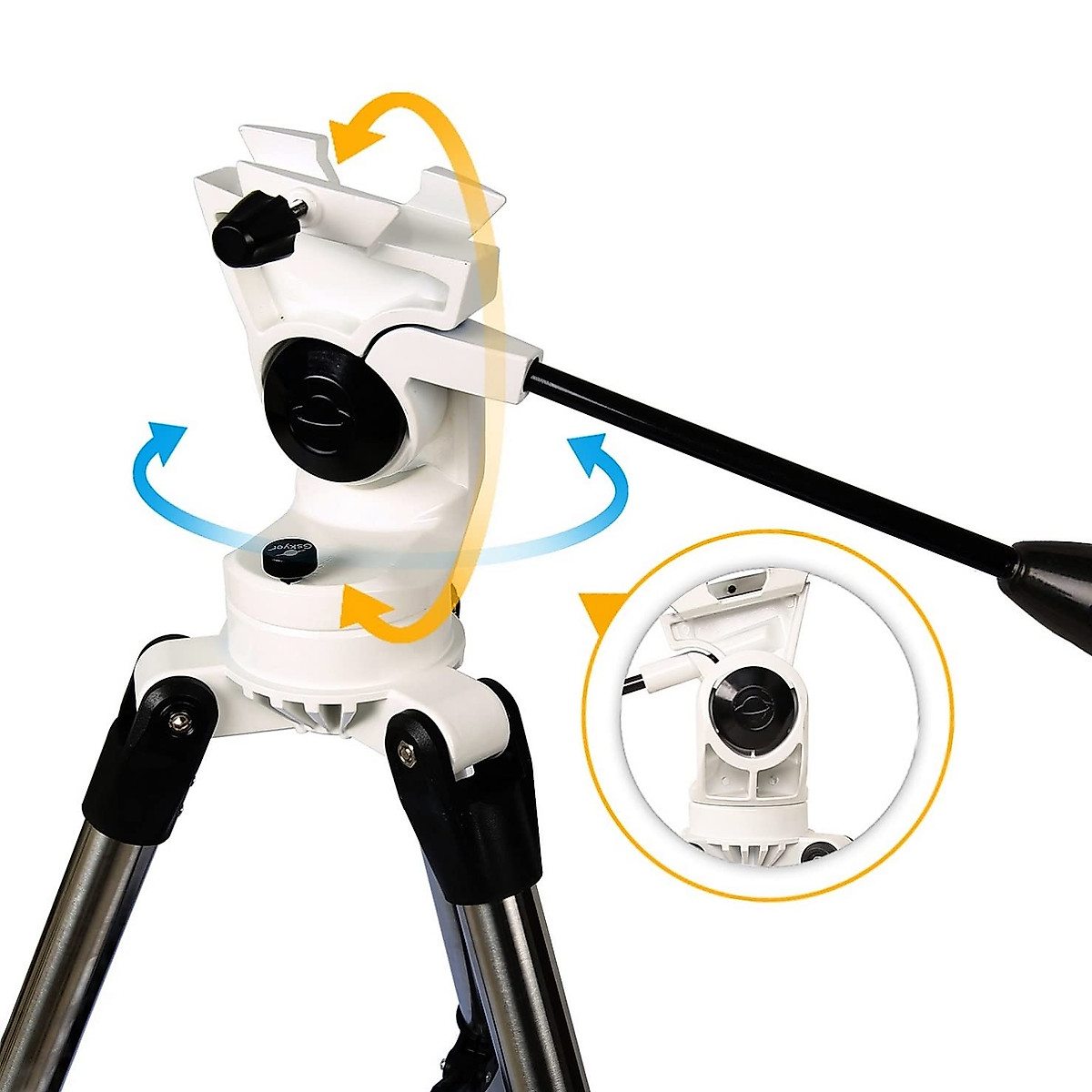 Gskyer Telescope 600x90mm AZ Astronomical Refractor Telescope for Adults Astronomy, German Technology Scope