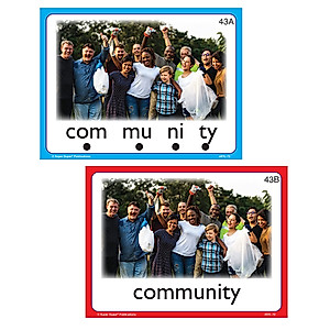 Super Duper Publications | Syllable Practice Fun Deck Flash Cards | Educational Learning Resource for Children